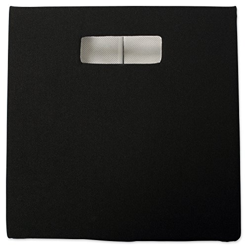 DII Poly-Cube Storage Collection Hard Sided, Collapsible Solid, Large, Black