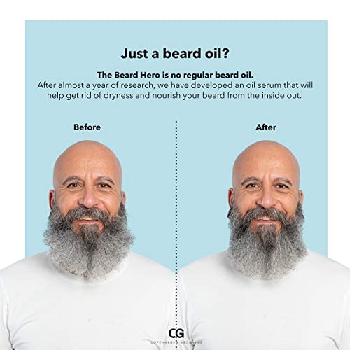 Copenhagen Grooming Beard Hero - Beard Oil for Men - Hydrating and Nourishing Beard Growth Oil and Beard Serum