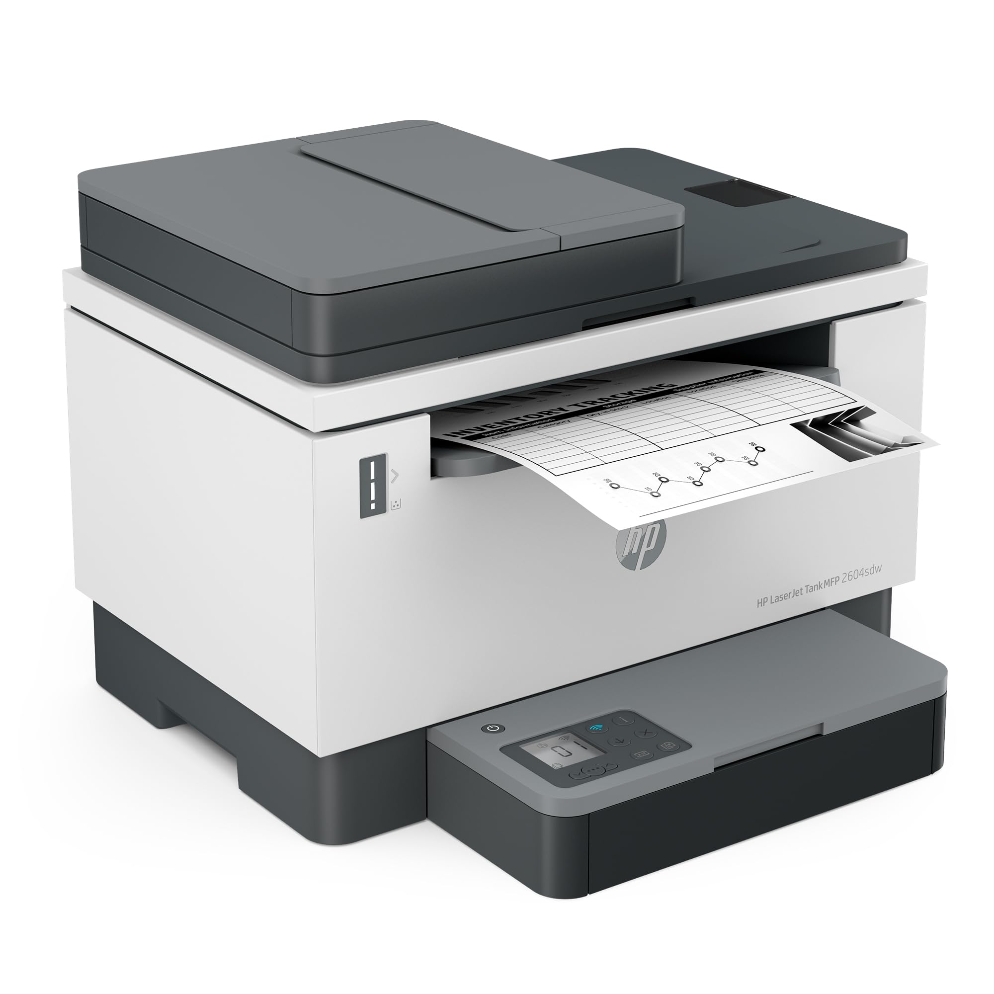 HP LaserJet Tank MFP 2604sdw Wireless Black & White Printer Prefilled With Up to 2 Years of Original HP Toner (381V1A)