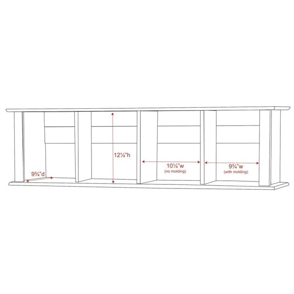 White Wall Mounted Desk Hutch