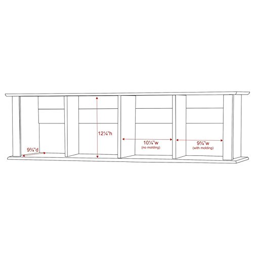 White Wall Mounted Desk Hutch