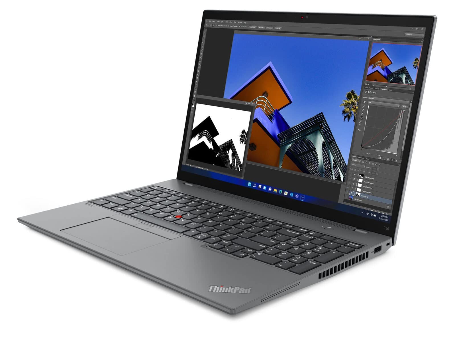 Lenovo ThinkPad T16 Laptop with Ryzen 7 PRO 6850U Processor, 16GB RAM, 1TB Gen4 Performance SSD, 16" WUXGA (1920 x 1200) 300nits Anti-Glare Touchscreen, FHD Cam, Numeric Keypad, Win11 Pro (Storm Gray)
