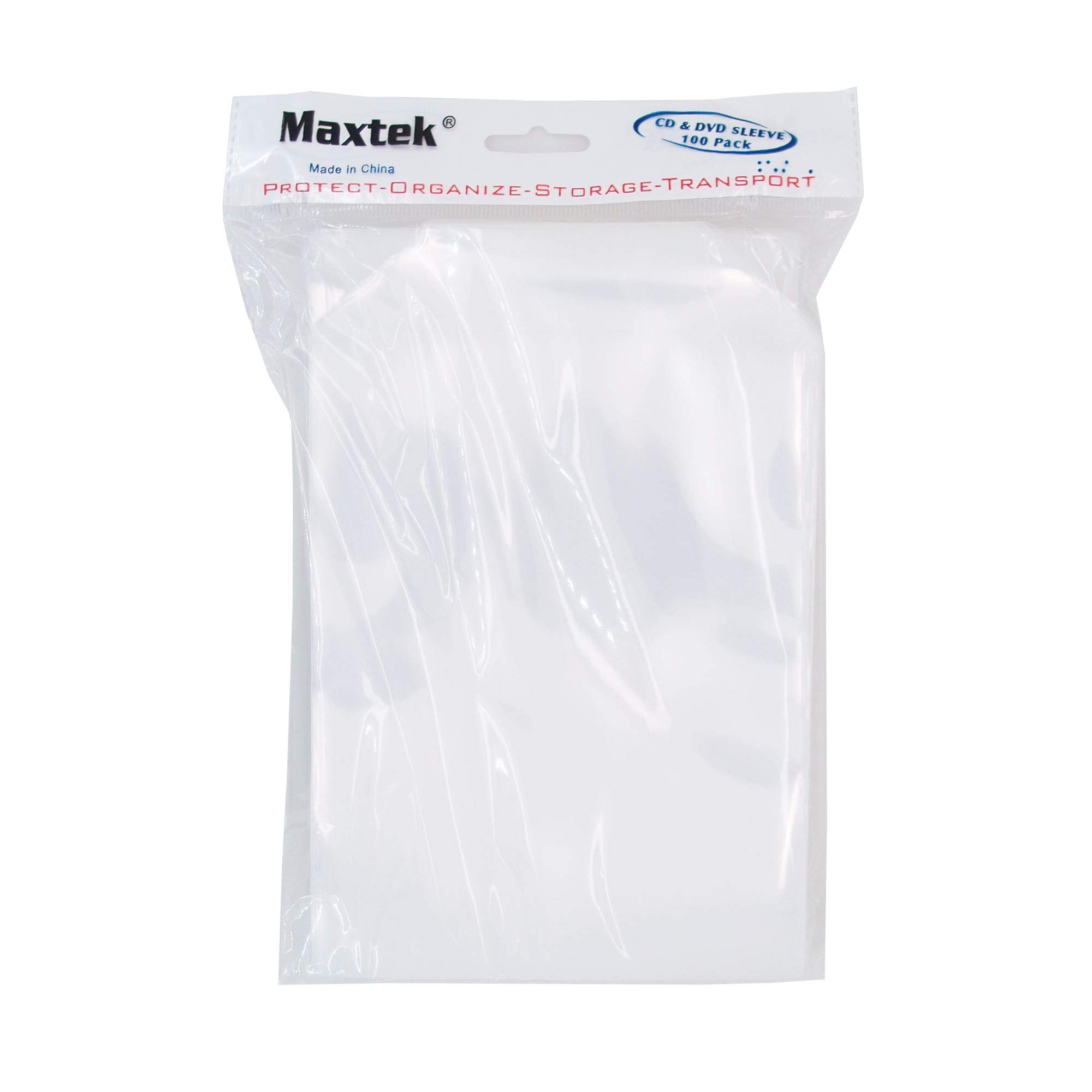 100 Maxtek Clear Stamp and Die Storage Pockets CPP Plastic Pockets, Large 5.5"X7.25"