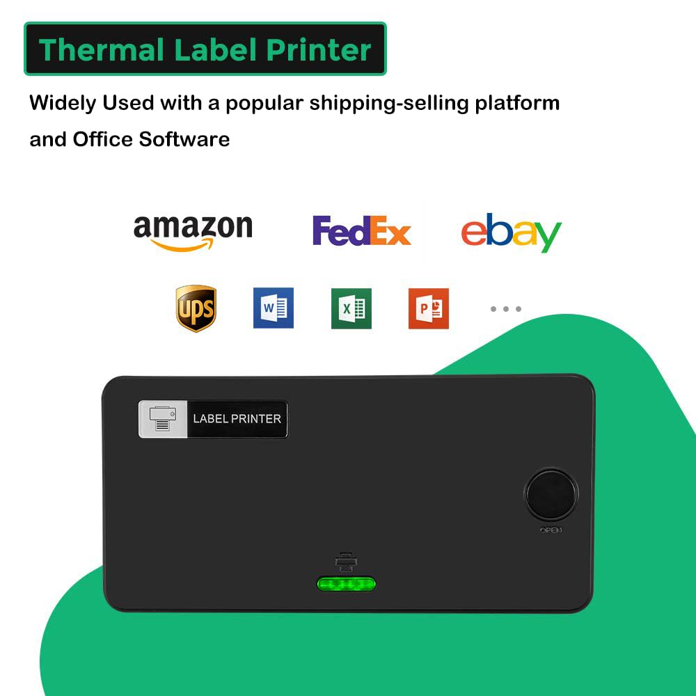 MUNBYN Blue Label Printer, 150 mm/s Thermal Shipping Label Printer for Shipping Packages, Compatible with UPS, USPS, FedEx, Industrial Label Makers