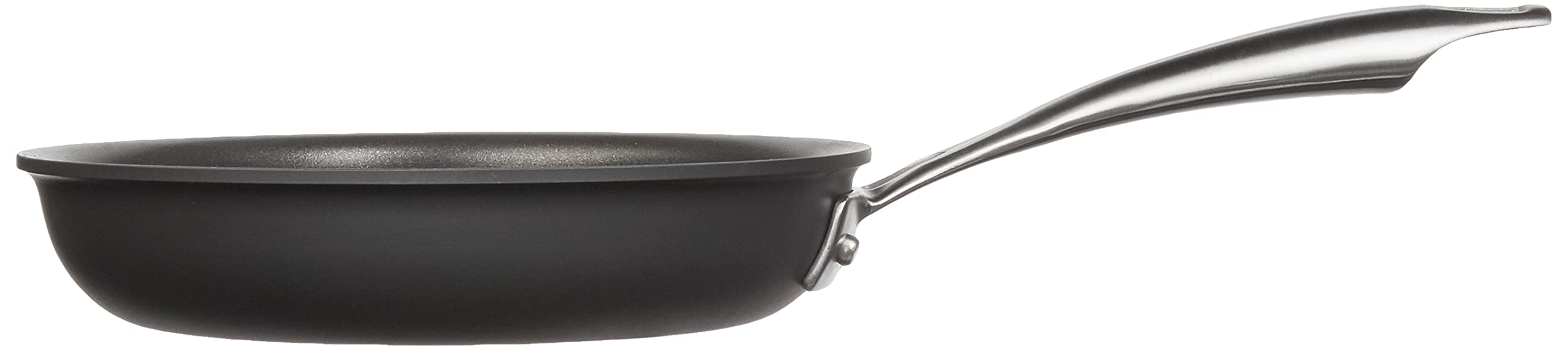 Cuisinart DSA22-20 Anodized Nonstick 8-Inch, Black/Stainless Steel Dishwasher-Safe-Hard, Open Skillet