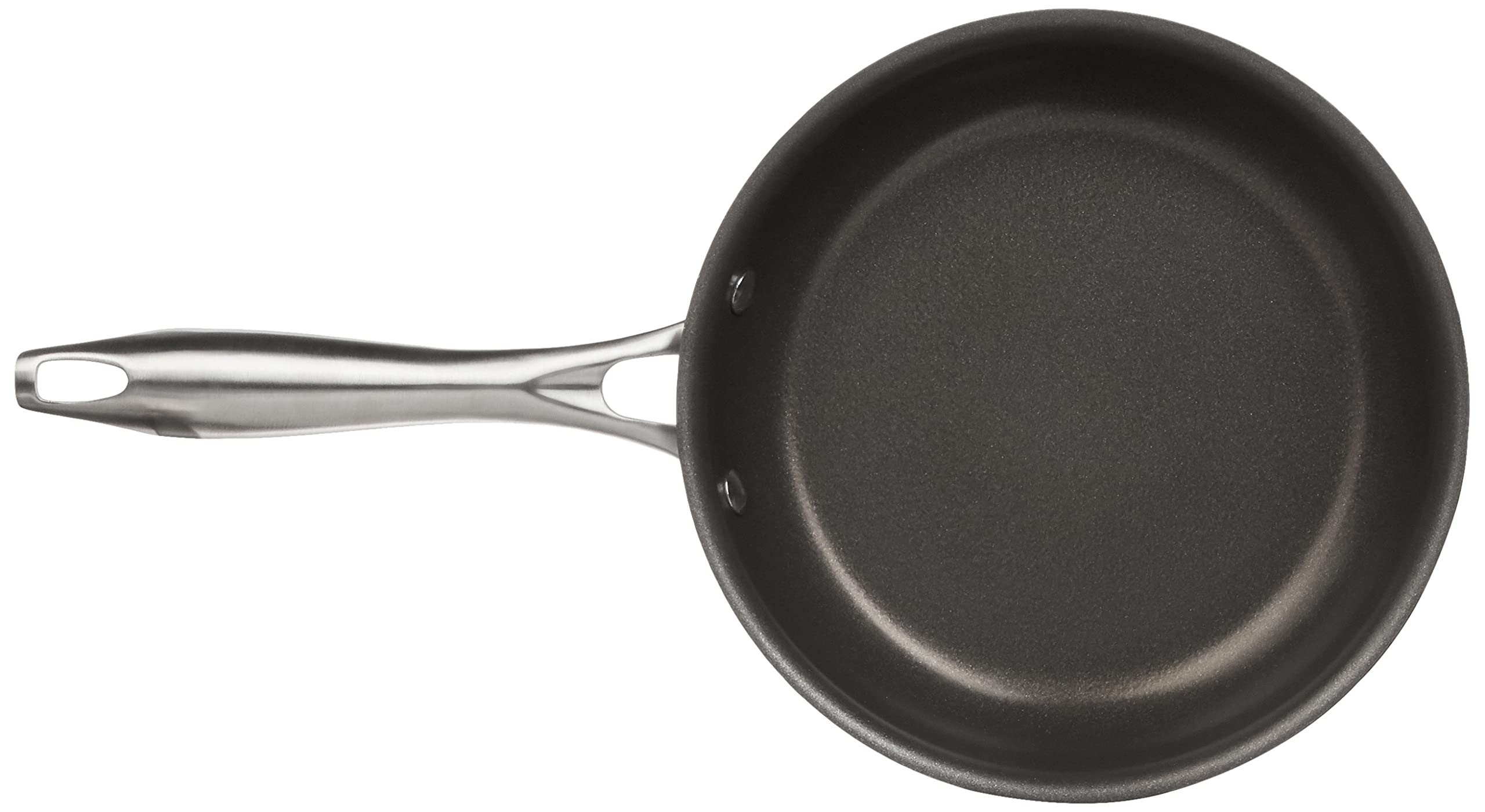 Cuisinart DSA22-20 Anodized Nonstick 8-Inch, Black/Stainless Steel Dishwasher-Safe-Hard, Open Skillet