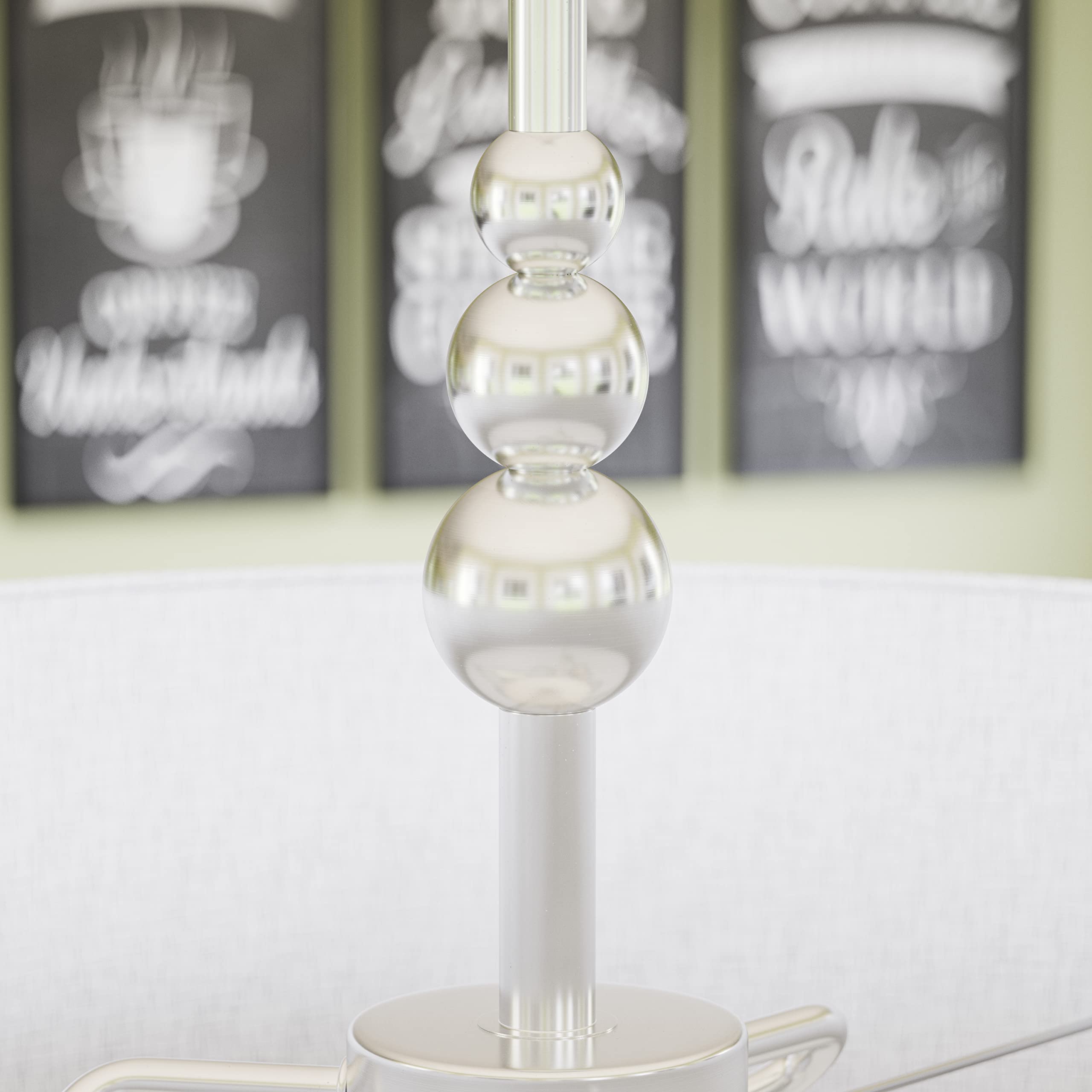 Kenroy Home Casual 3 Light Pendant ,20 Inch Height, 22 Inch Diameter with Brushed Steel Finish