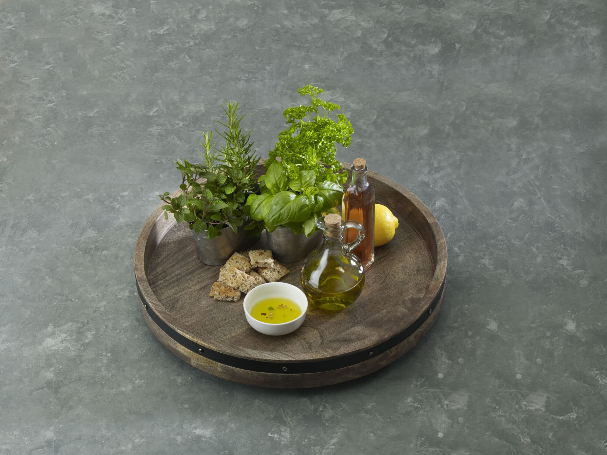 Mikasa Mango Wood 17.5 Inch Lazy Susan