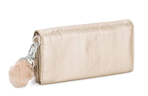 Kipling Rubi Large Wristlet Wallet - Starry Gold Metallic
