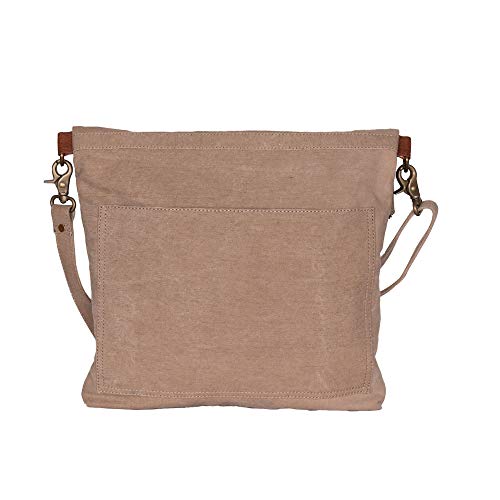 Mona B Luna Upcycled Recycled Durrie Vegan Tote Handbag with RFID Blocking
