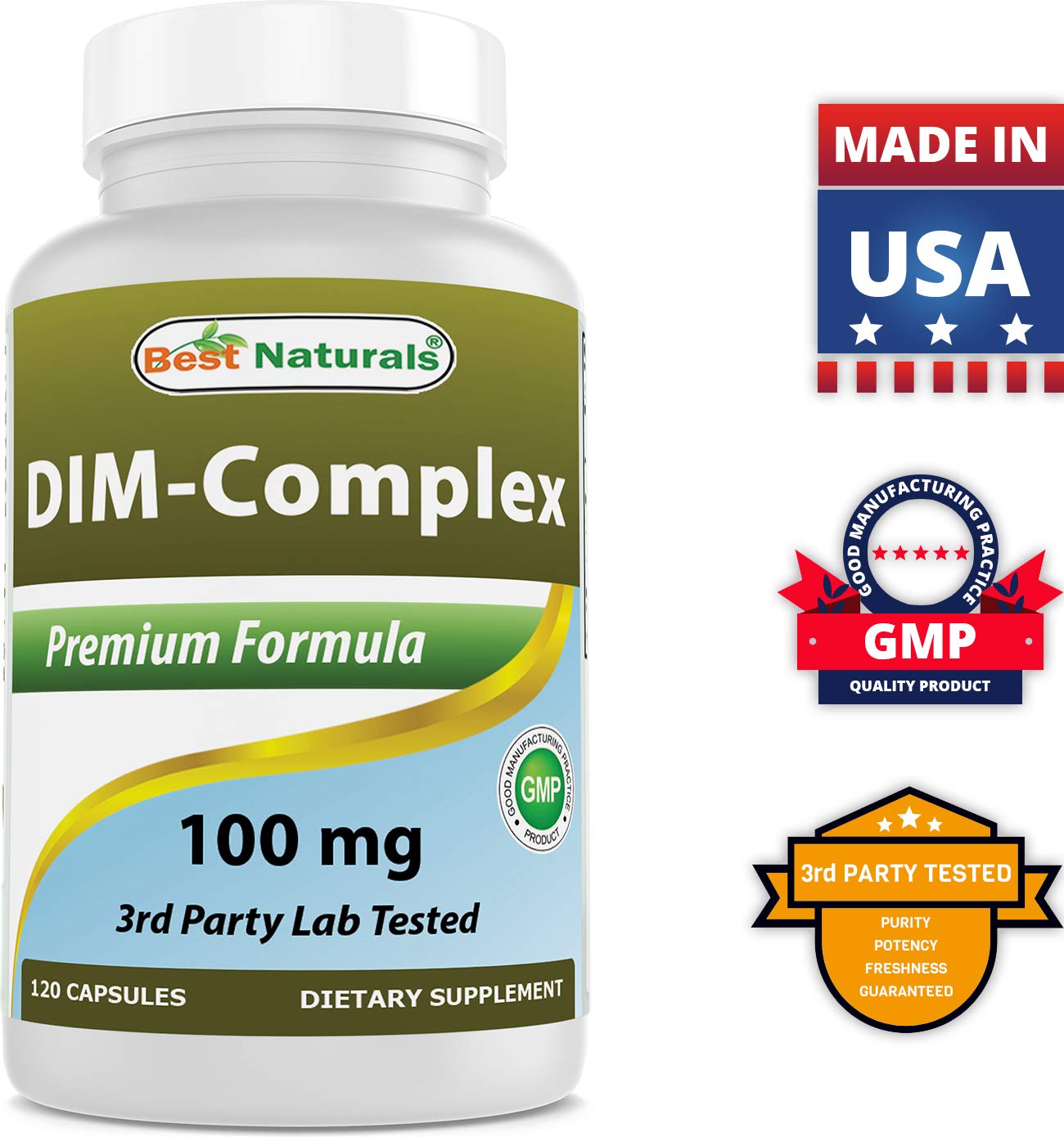Calcium D-Glucarate 200 mg & DIM Supplement 100 mg