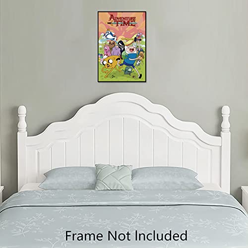 XIHOO Christ-EZ Anime Cartoons Adventure Time Wall Art Print Poster Home Decor Premium - Matte poster Frameless Gift 11 x 17 inch(28cm x 43cm)