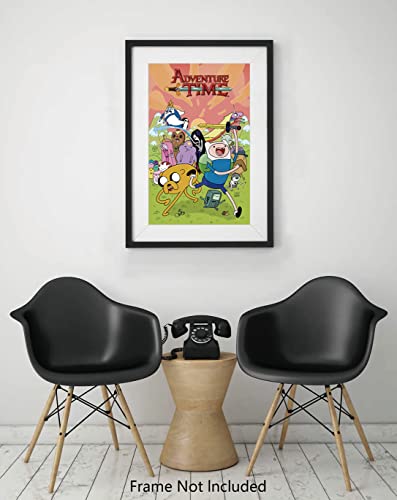 XIHOO Christ-EZ Anime Cartoons Adventure Time Wall Art Print Poster Home Decor Premium - Matte poster Frameless Gift 11 x 17 inch(28cm x 43cm)