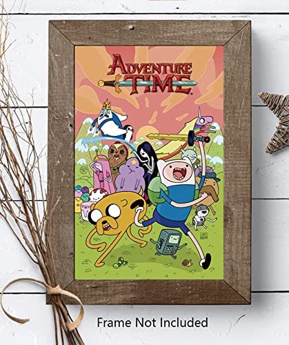 XIHOO Christ-EZ Anime Cartoons Adventure Time Wall Art Print Poster Home Decor Premium - Matte poster Frameless Gift 11 x 17 inch(28cm x 43cm)