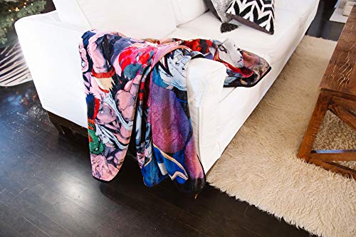 Street Fighter II: The World Warrior Plush Throw Blanket | Cozy Sherpa Wrap Covering For Sofa, Bed | Super Soft Lightweight Fleece Blanket | Geeky Home Decor | 45 x 60 Inches