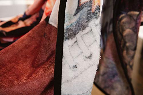 Street Fighter II: The World Warrior Plush Throw Blanket | Cozy Sherpa Wrap Covering For Sofa, Bed | Super Soft Lightweight Fleece Blanket | Geeky Home Decor | 45 x 60 Inches