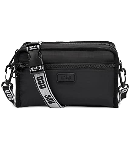UGG womens Janey Ii Ripstop Cross Body Bag, Black, One Size US