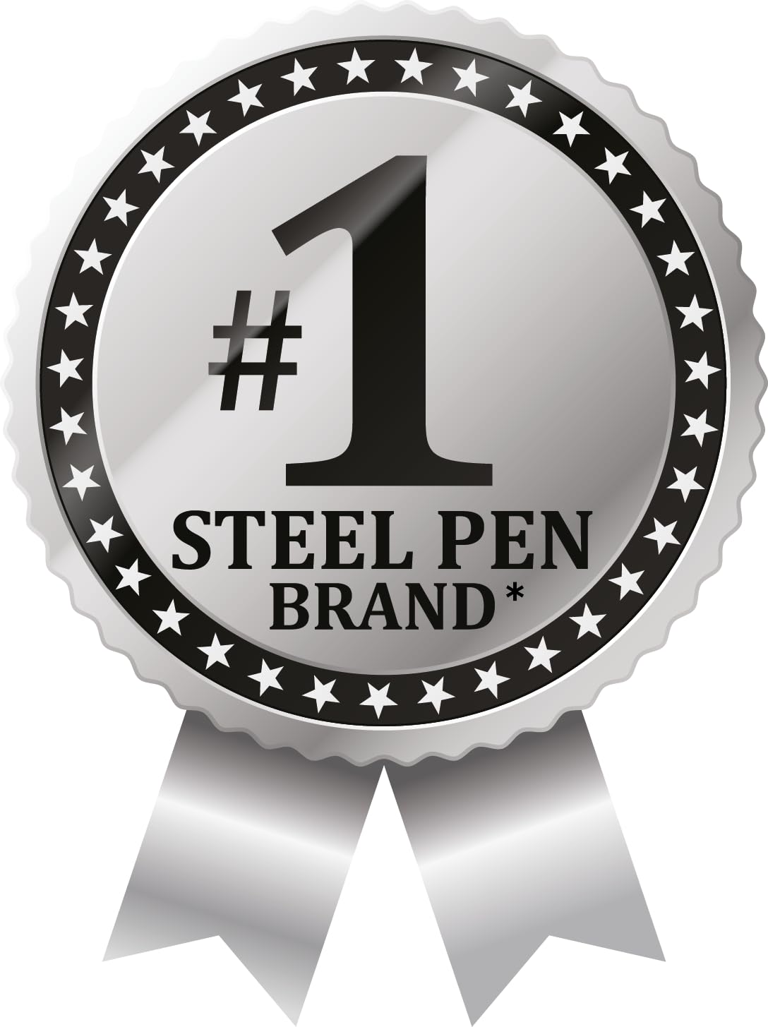 Zebra Pen G-301 Retractable Gel Ink Pen, Stainless Steel Barrel, Medium Point, 0.7mm, Black Ink, 12-Pack