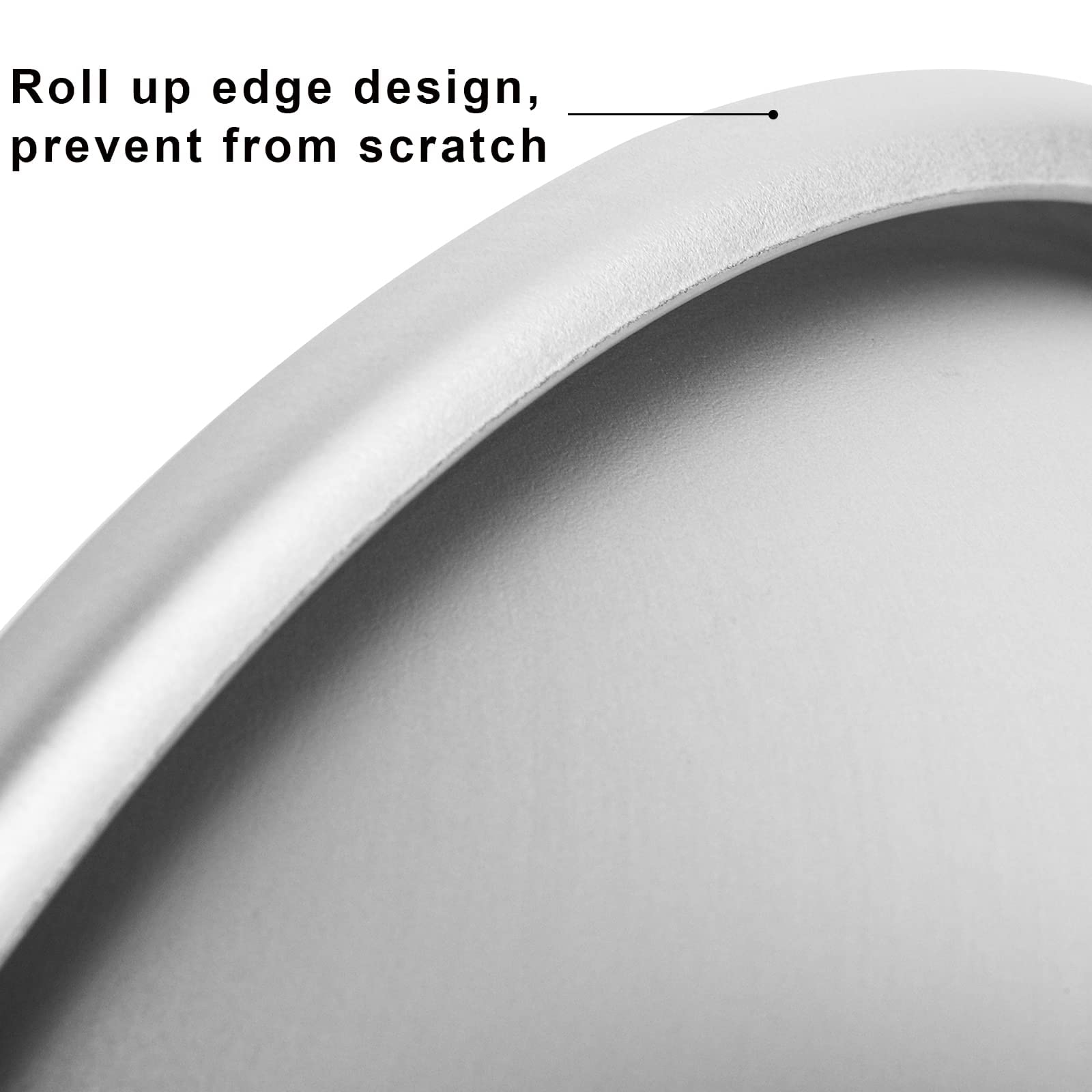 GOLEDU 3 Piece Round Cake Pan, 4" 6" 8" Aluminum Cake Baking Pan with Removable Base, Commonly Used for Baking Cakes that Need a Lot of Volume to Expand, Such as Chiffon Cake, Sponge Cake, etc.
