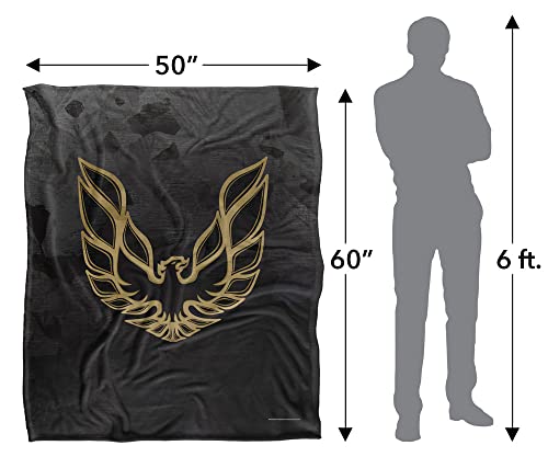 Pontiac Galvanized Firebird Officially Licensed Silky Touch Super Soft Throw Blanket 50" x 60"