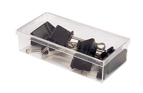 Pioneer Plastics 082C Clear Rectangular Plastic Container, 6.75" W x 3.1875" D x 1.625" H