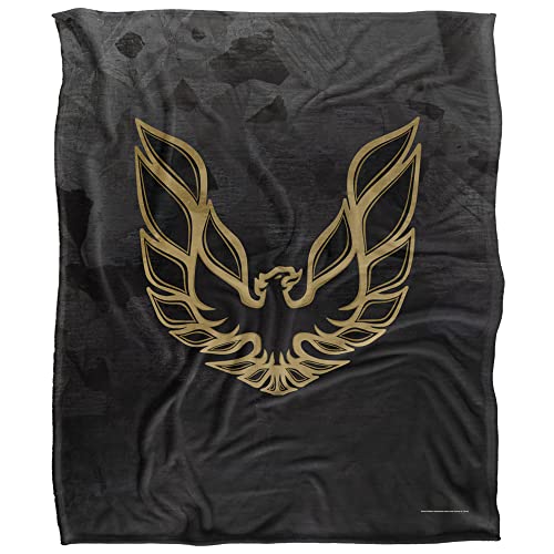 Pontiac Galvanized Firebird Officially Licensed Silky Touch Super Soft Throw Blanket 50" x 60"