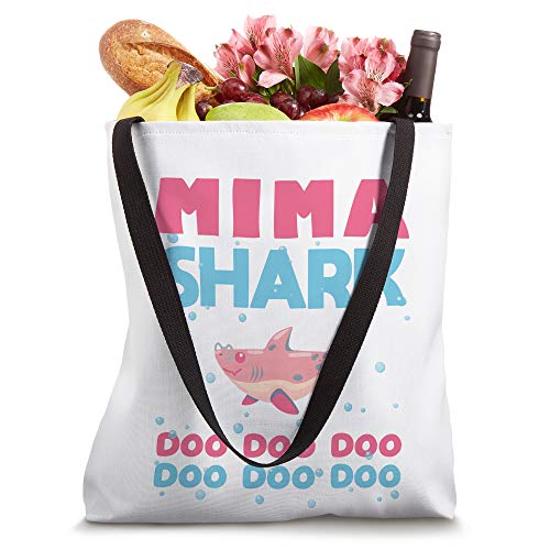 Mima Shark Tote Bags Funny Mothers Day Gift Grandma Women Tote Bag