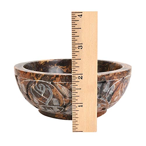 Soapstone Smudge Bowl for Scrying - 5βx 2β - Incense Burner, Wiccan Rituals, Divination