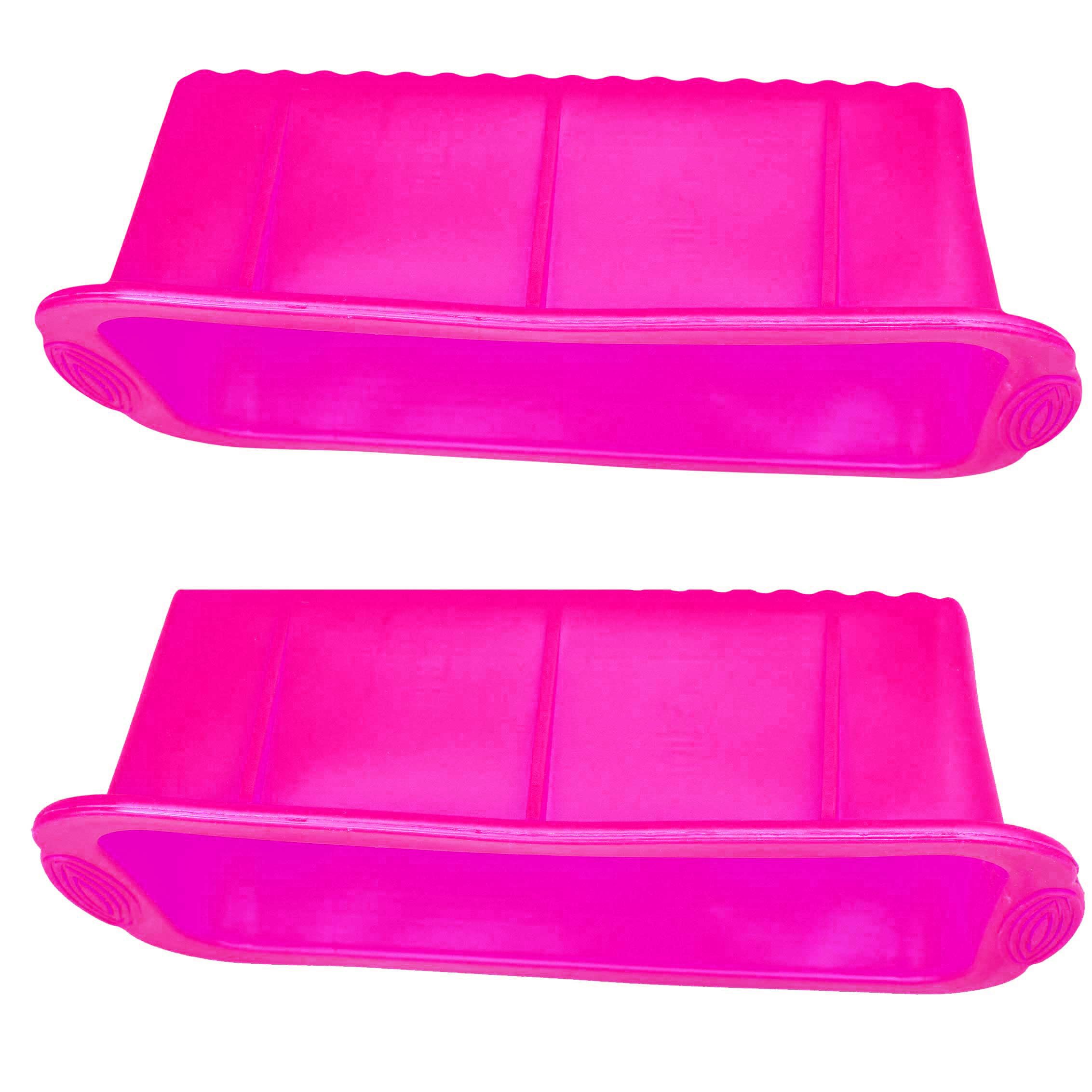 TOPOLMOLD (2-Pack Baking Keto Bread Loaf Mold (Oven Safe) - Single-Serve, Reusable Rectangular Ice Cube (BPA-Free, Dishwasher Safe and Microwave Safe)
