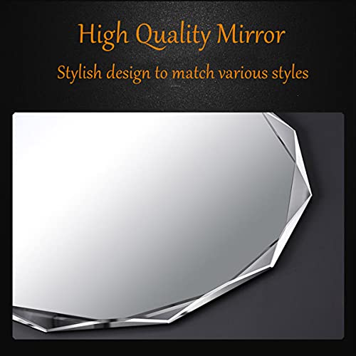 SNUGACE Single Beveled Edge Frameless Wall Mount Bathroom Vanity Mirror, 20β X 28β
