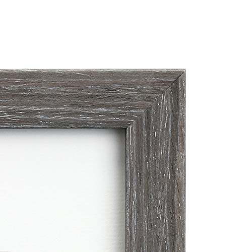 Hanging Together Classic White 10 x 8 Glass Pebble and Wood Framed Wall Art