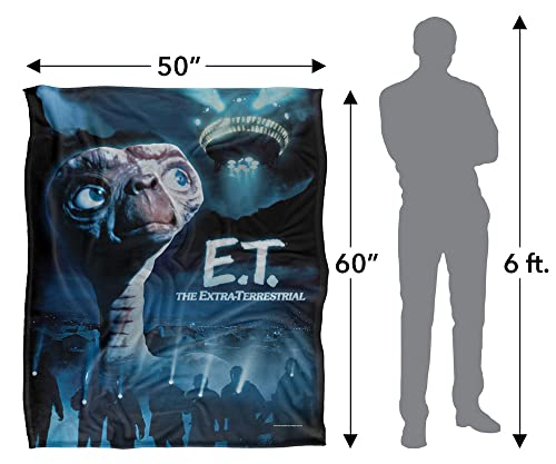 Et Title Officially Licensed Silky Touch Super Soft Throw Blanket 50" x 60"