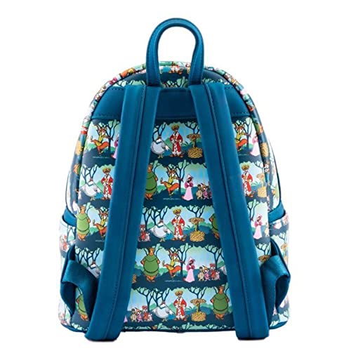 Loungefly Disney Robin Hood Sherwood All Over Print Womens Double Strap Shoulder Bag Purse
