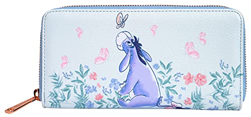 Loungefly Disney Eeyore Faux Leather Wallet Zip Around Clutch