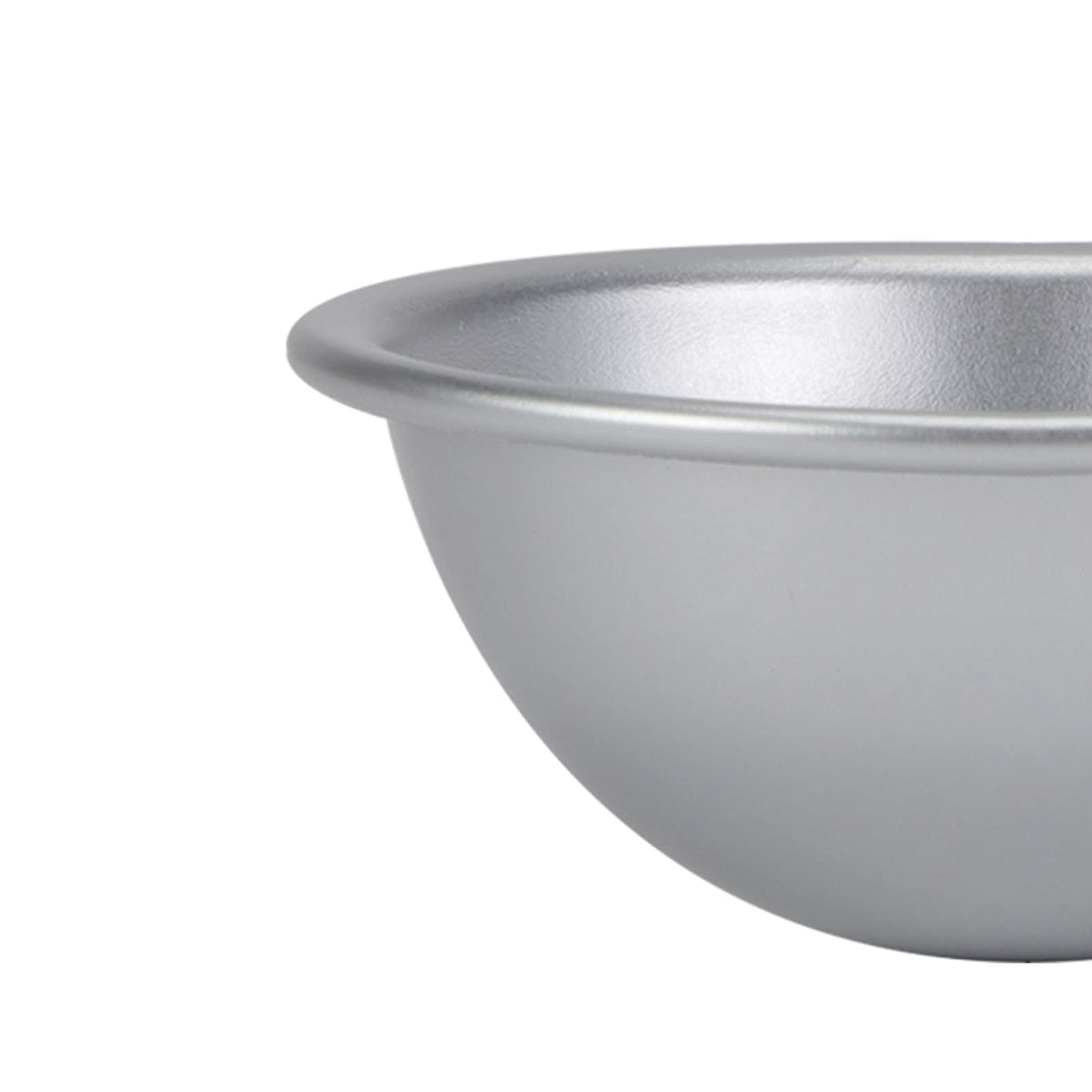 Zerodis 4Inch Semicircle Aluminum Cake Pan Hemisphere Cake Pan Sphere Cake Pan Baseball Cake Pan Sport Ball DIY Birthday Cake Pan