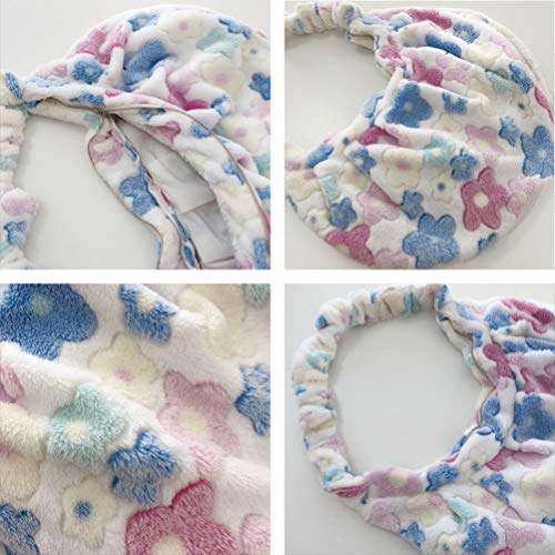 VALICLUD Hobo Bag Large Capacity Furry Handbag Shoulder Tote Bag Fluffy Purse Floral Flower Purse for Women