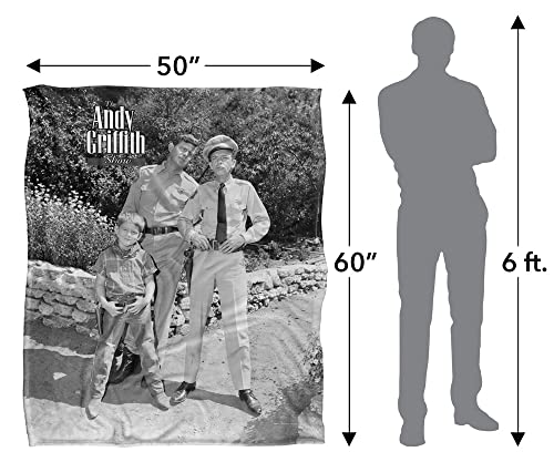 Andy Griffith Lawmen Officially Licensed Silky Touch Super Soft Throw Blanket 50" x 60"
