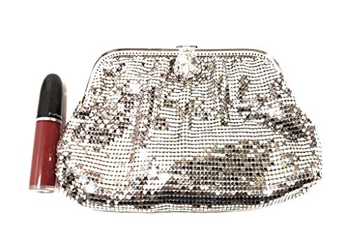 Frewahmesh Evening Clutch Small Brass Metal Mesh Purse Party Bridal Prom