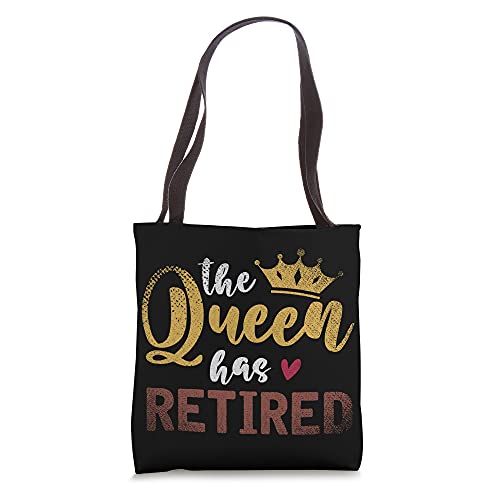 Funny Old Women The Queen Has Retired Grandma Retirement Tote Bag