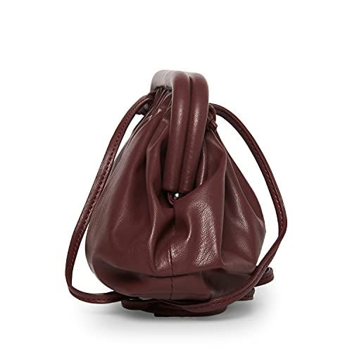 Steve Madden womens Steve Madden Nikki Clutch Crossbody, Burgundy, One Size US