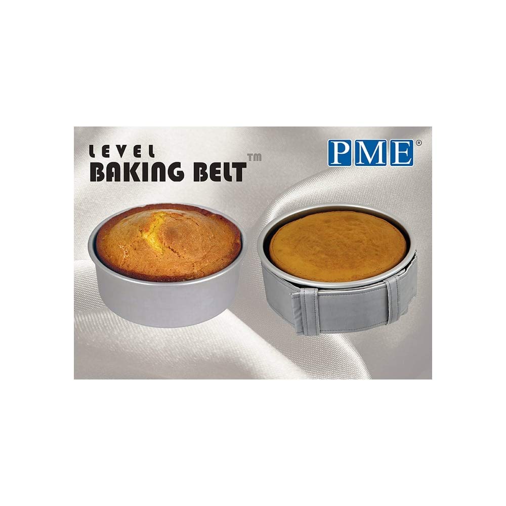 PME Level Baking Belt for Round and Square Pans, 42 x 4-inch, Gray