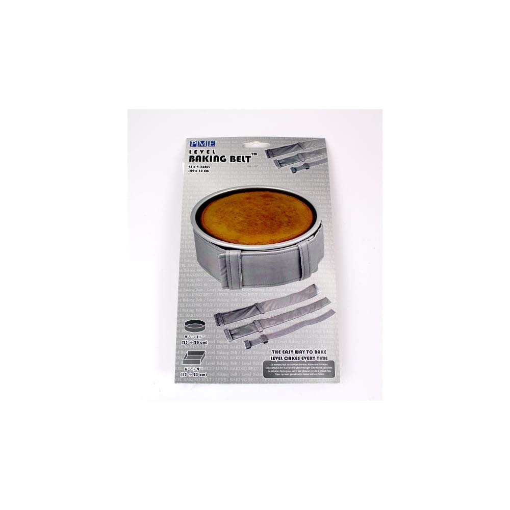 PME Level Baking Belt for Round and Square Pans, 42 x 4-inch, Gray