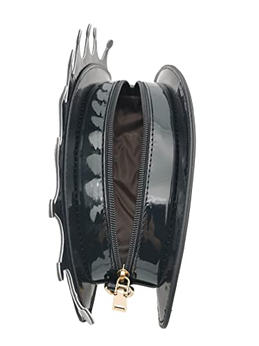 Evil Eye Lash Quirky Bag Novelty Evening Chain Purse Odd Shoulder Handbag for Women Girls (Blue) Medium