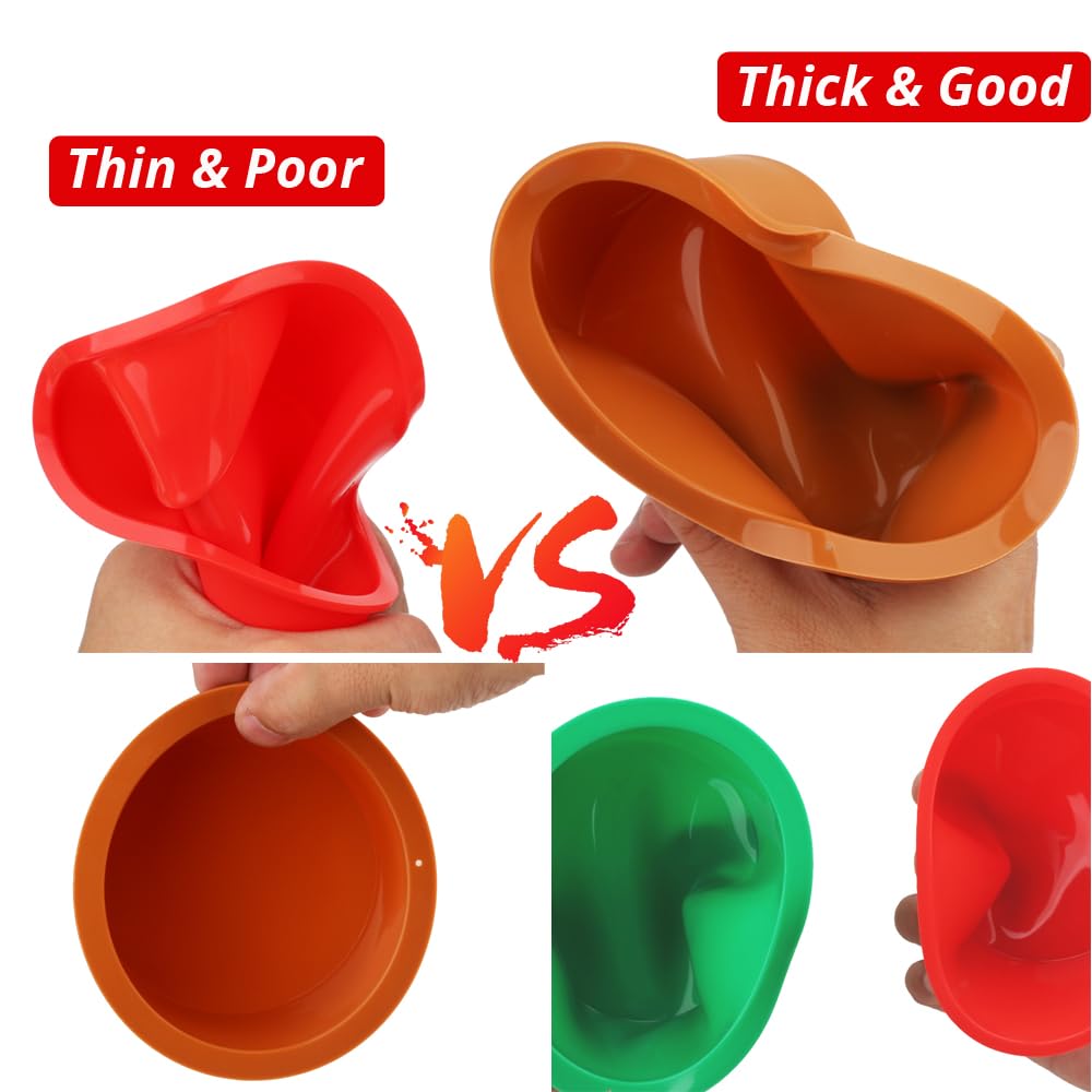 AILEHOPY 4 inch Mini Cake Pans-6Pack Round Cake Baking Pan Silicone Smash Cake Pans, Nonstick Cake Molds for Muffin,Cupcake and Mini Cake Mousse Dessert