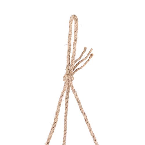 Ymiko Wall Hanging Wooden Display Corner Shelf Fan‑Shaped Floating Shelves Storage Rack with Hemp Rope for Home Decoration Photo Display (Antique)