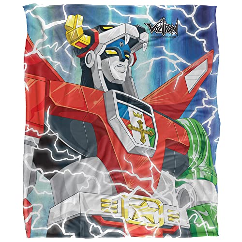 Voltron Lightning Combine Officially Licensed Silky Touch Super Soft Throw Blanket 50" x 60"