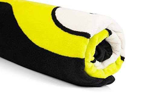 Official Bobs Burgers Fleece Throw Blanket - 45x60-Inch Cozy Accessory - Perfect for Bed, Couch, Chair - Fuzzy Lightweight Comforter Featuring Iconic Toy from Cartoon - Licensed Merchandise