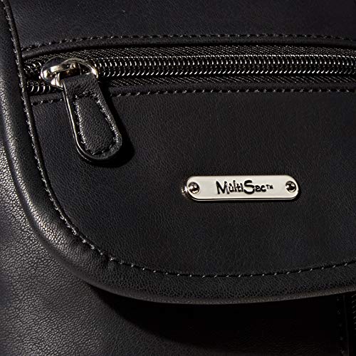 MultiSac womens Mini Everest Crossbody Bag Cross Body, Black (Vintage Nappa), One Size US