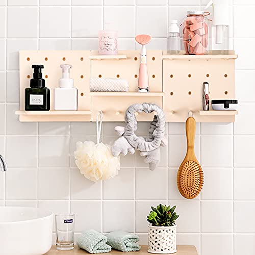 SEUYIER 2PCS Mini Floating Shelves, Wall Storage Shelf, Floating Square Shelves for Office, Display Ledge, Bedroom, Bathroom, Living Room & Kitchen Wall Hanging Shelf Store