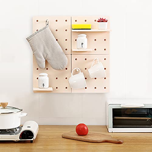 SEUYIER 2PCS Mini Floating Shelves, Wall Storage Shelf, Floating Square Shelves for Office, Display Ledge, Bedroom, Bathroom, Living Room & Kitchen Wall Hanging Shelf Store